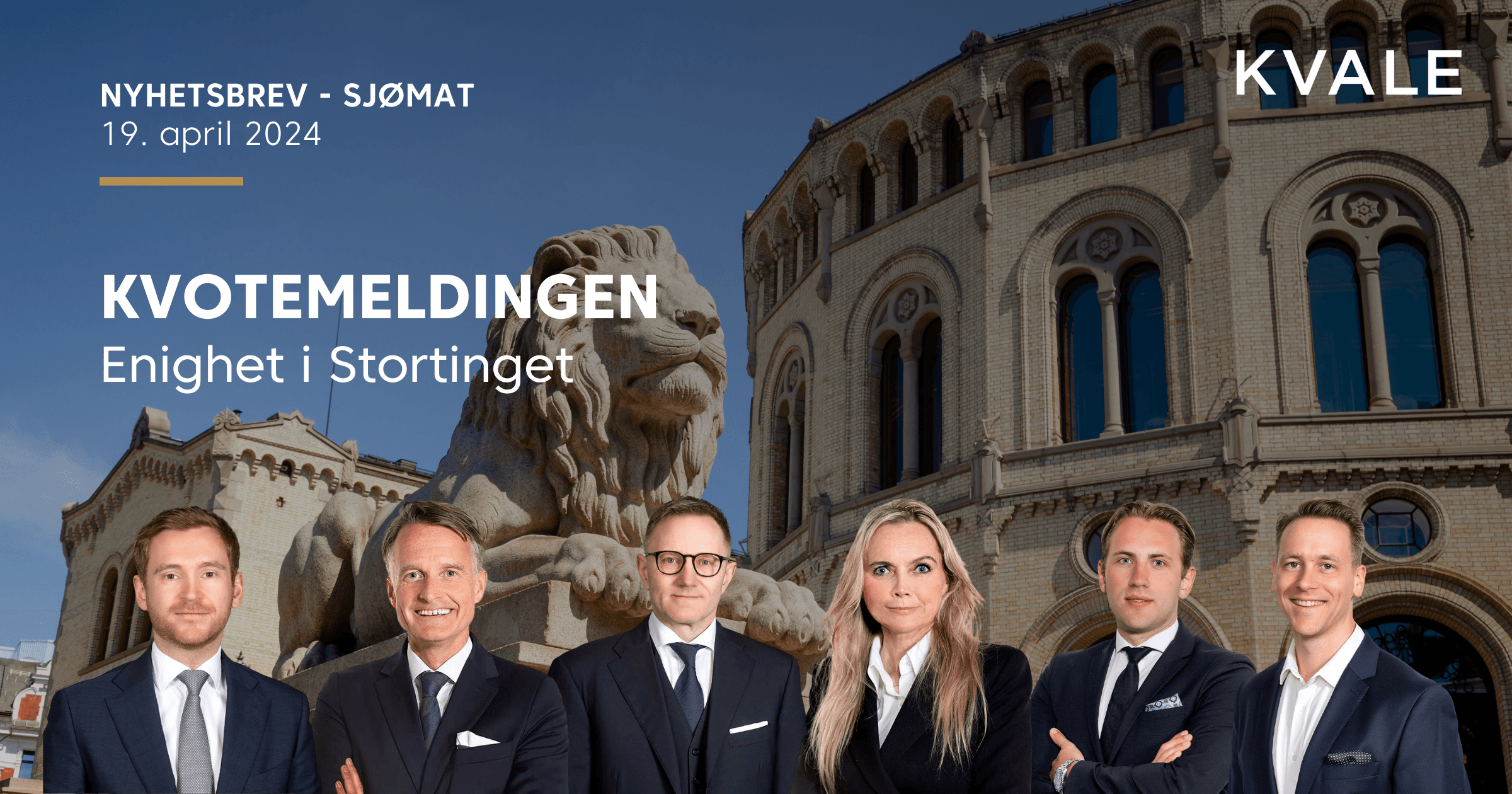 Enighet om kvotemeldingen i Stortinget